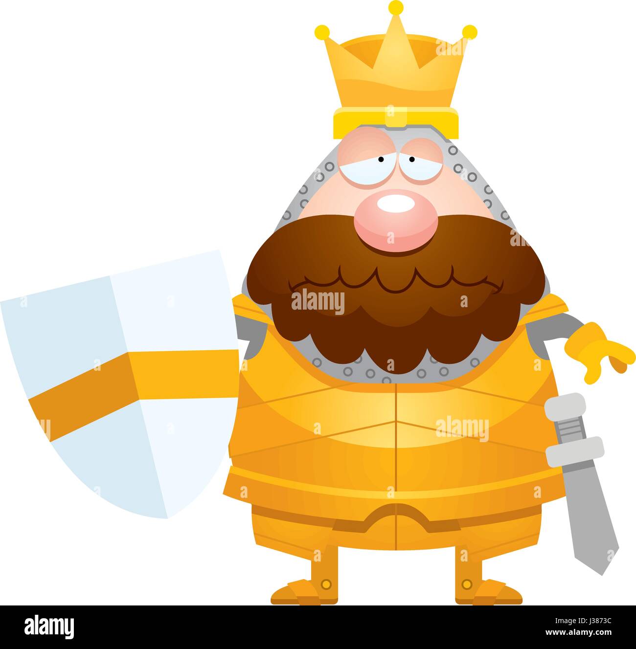 King unhappy Stock Vector Images - Alamy