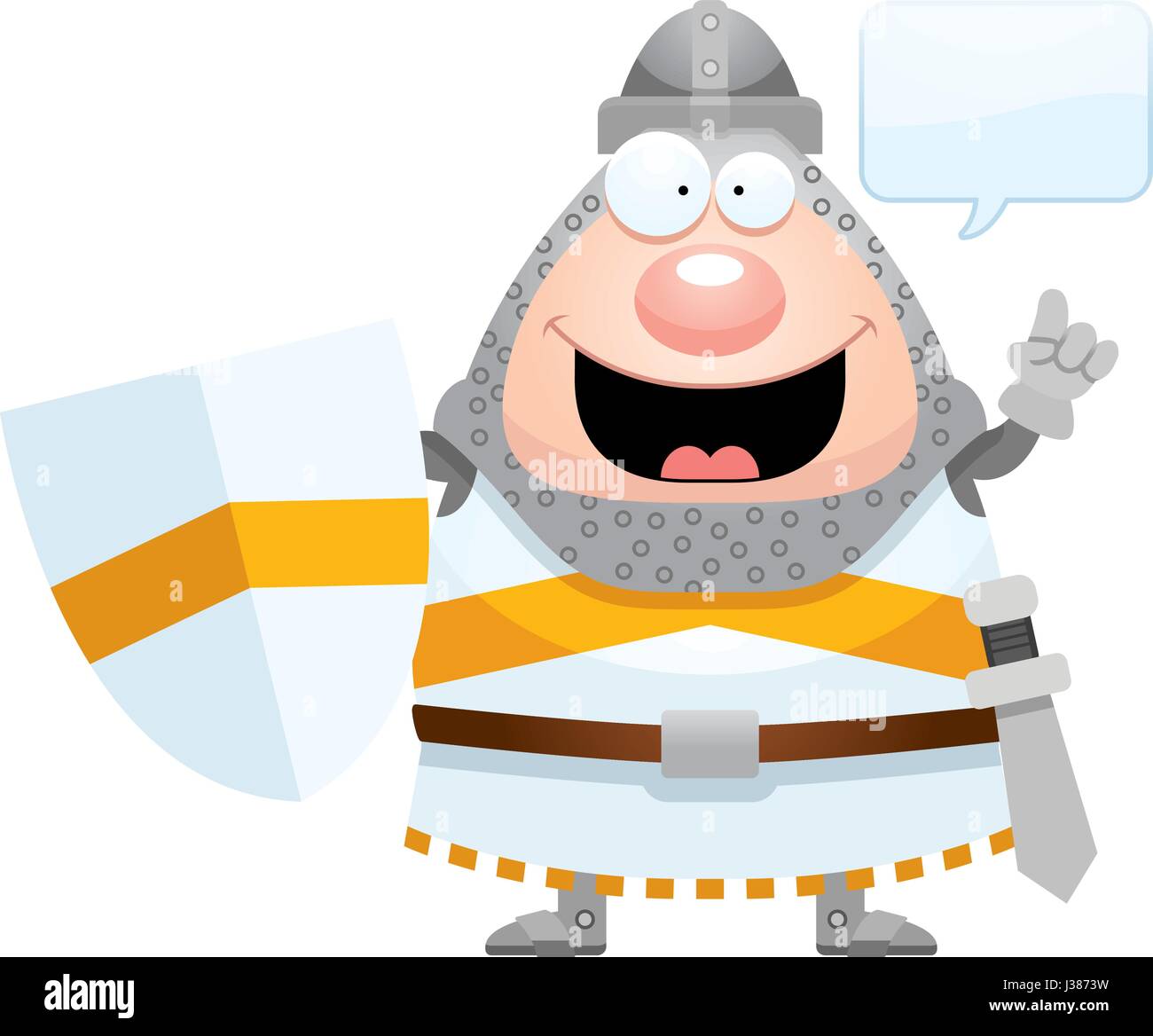 A cartoon illustration of a knight talking Stock Vector Image & Art - Alamy