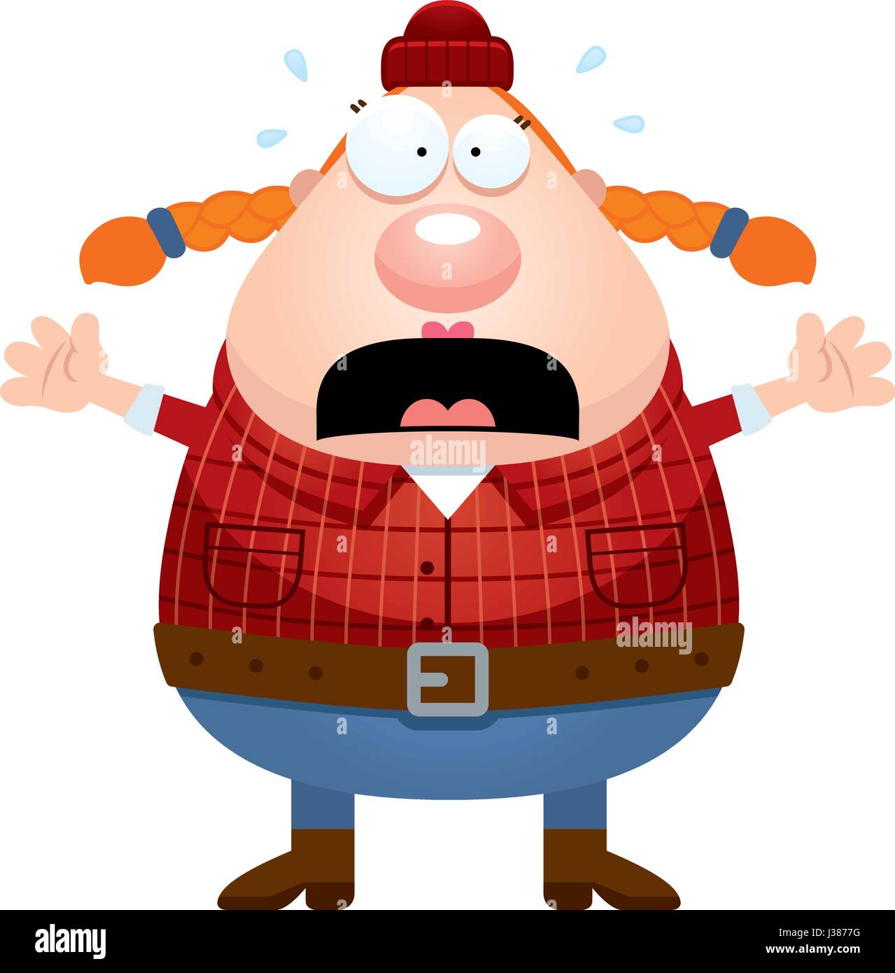 Women screaming scared Stock Vector Images - Alamy