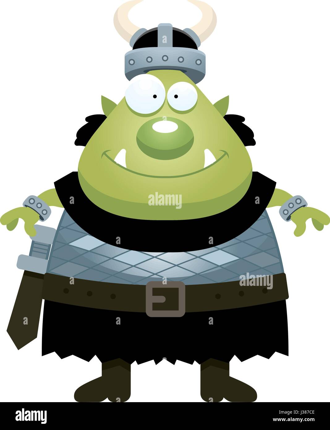 Cartoon green goblin Cut Out Stock Images & Pictures - Alamy