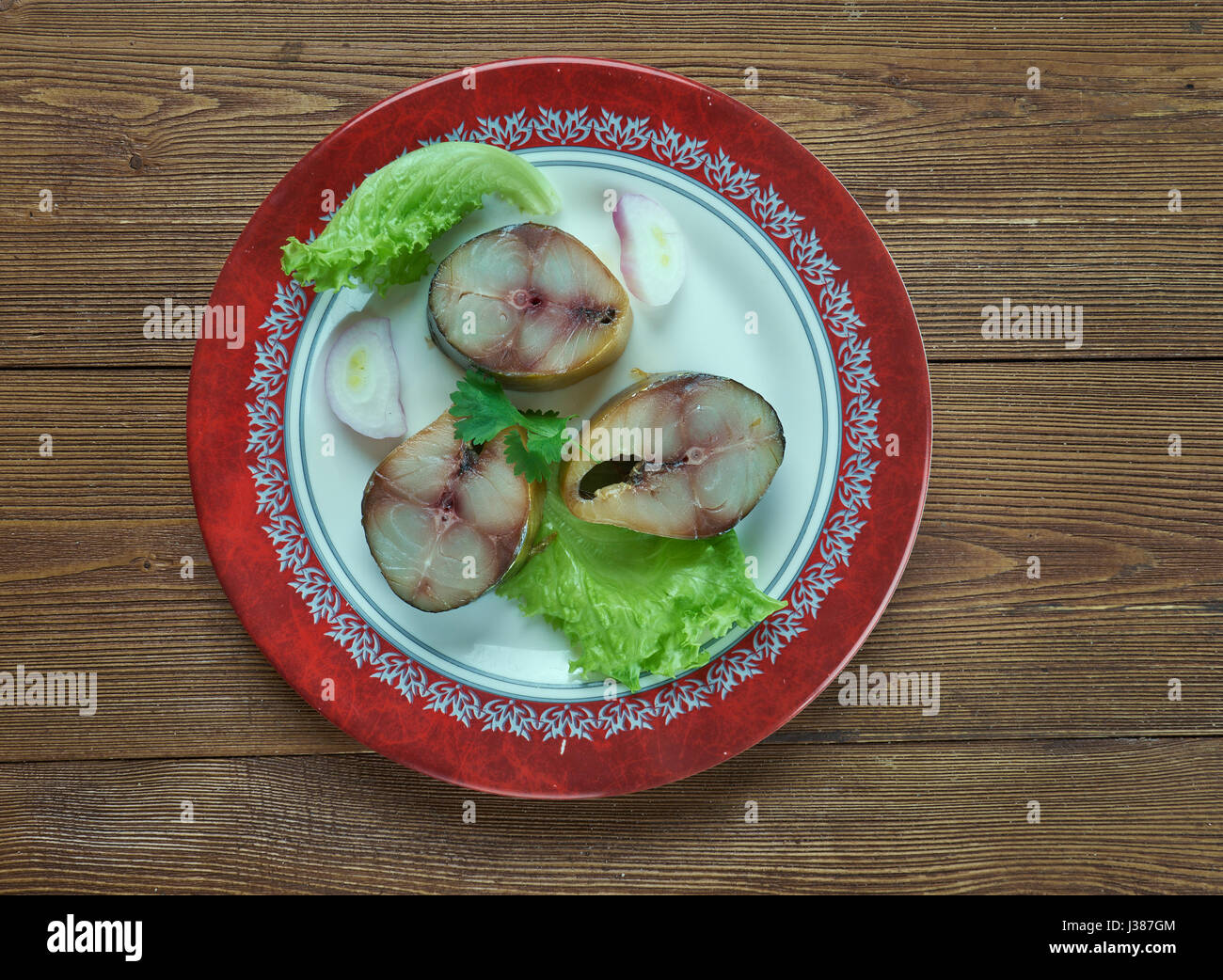 Middle east fish plate hi-res stock photography and images - Alamy