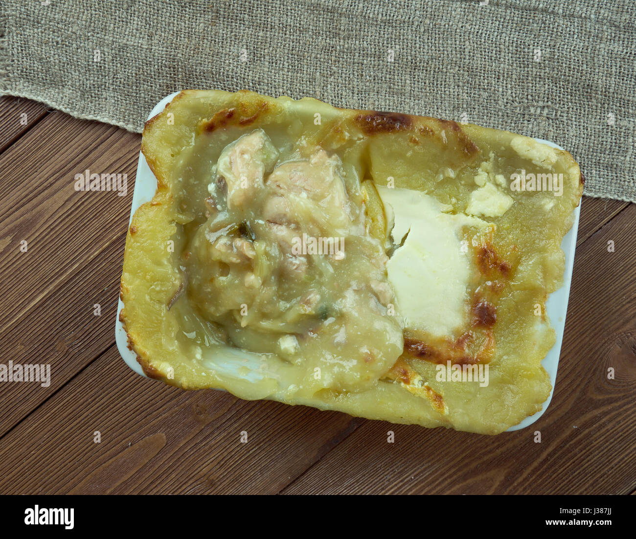 Scottish Tweed Kettle - preparing salmon comes from Edinburgh Stock ...