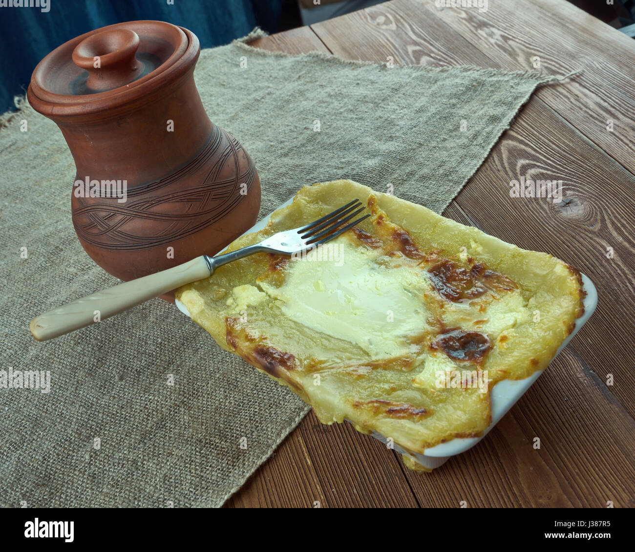 Scottish Tweed Kettle - preparing salmon comes from Edinburgh Stock ...