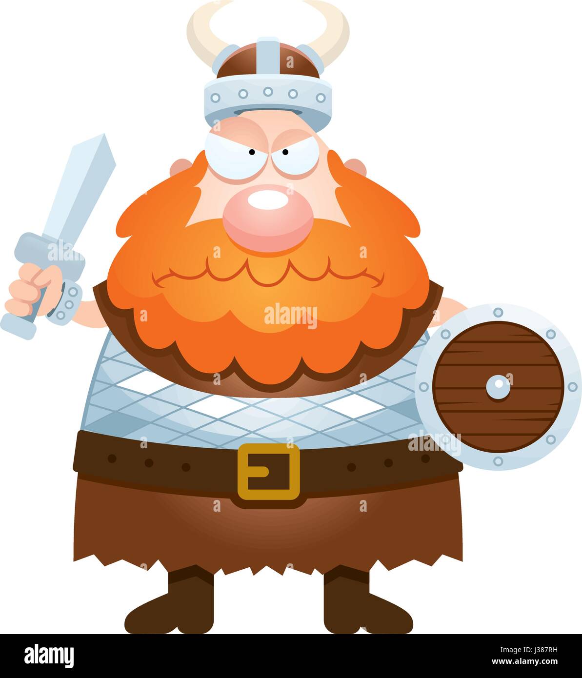 Angry viking illustration hi-res stock photography and images - Alamy