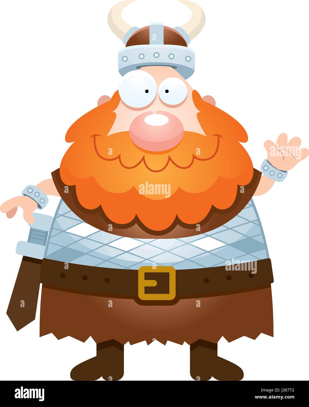 A cartoon illustration of a Viking waving Stock Vector Image & Art - Alamy