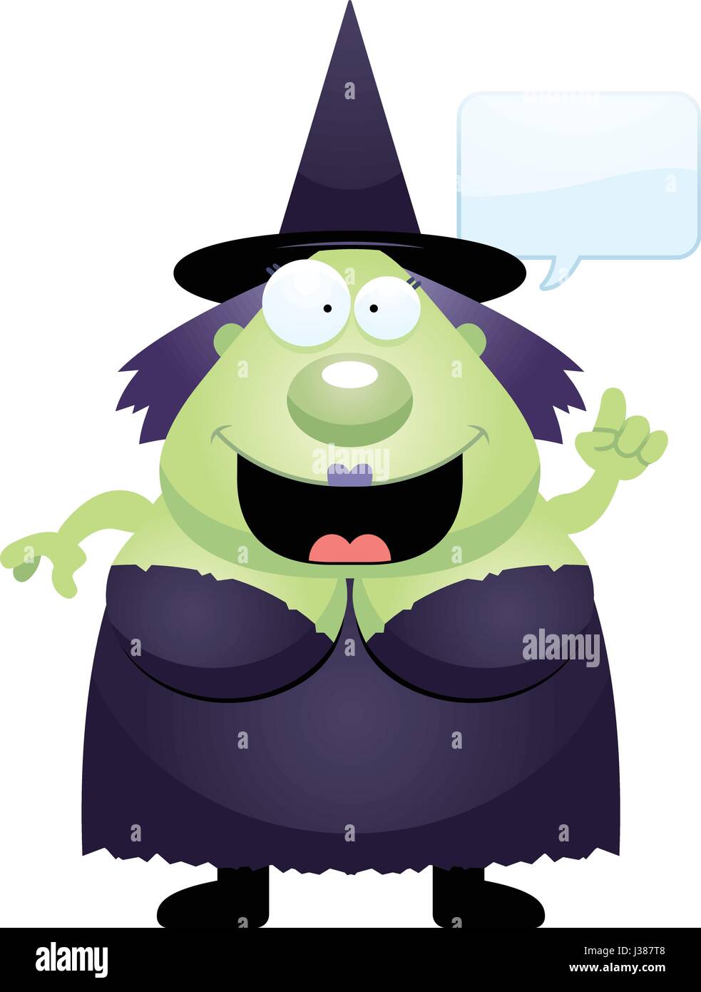 A cartoon illustration of a witch talking Stock Vector Image & Art - Alamy