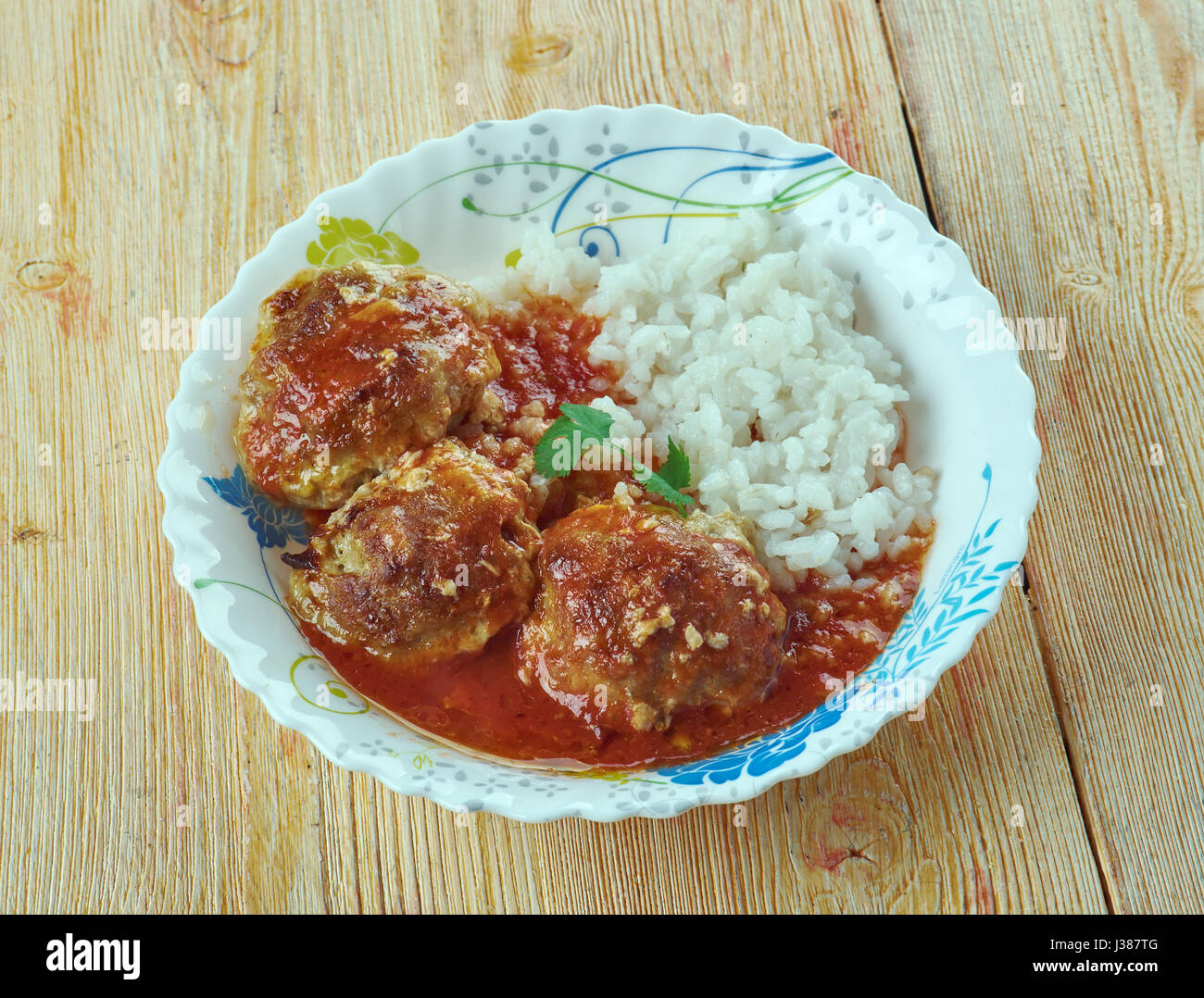 Daoud Bacha - Lebanese meatballs close up Stock Photo - Alamy