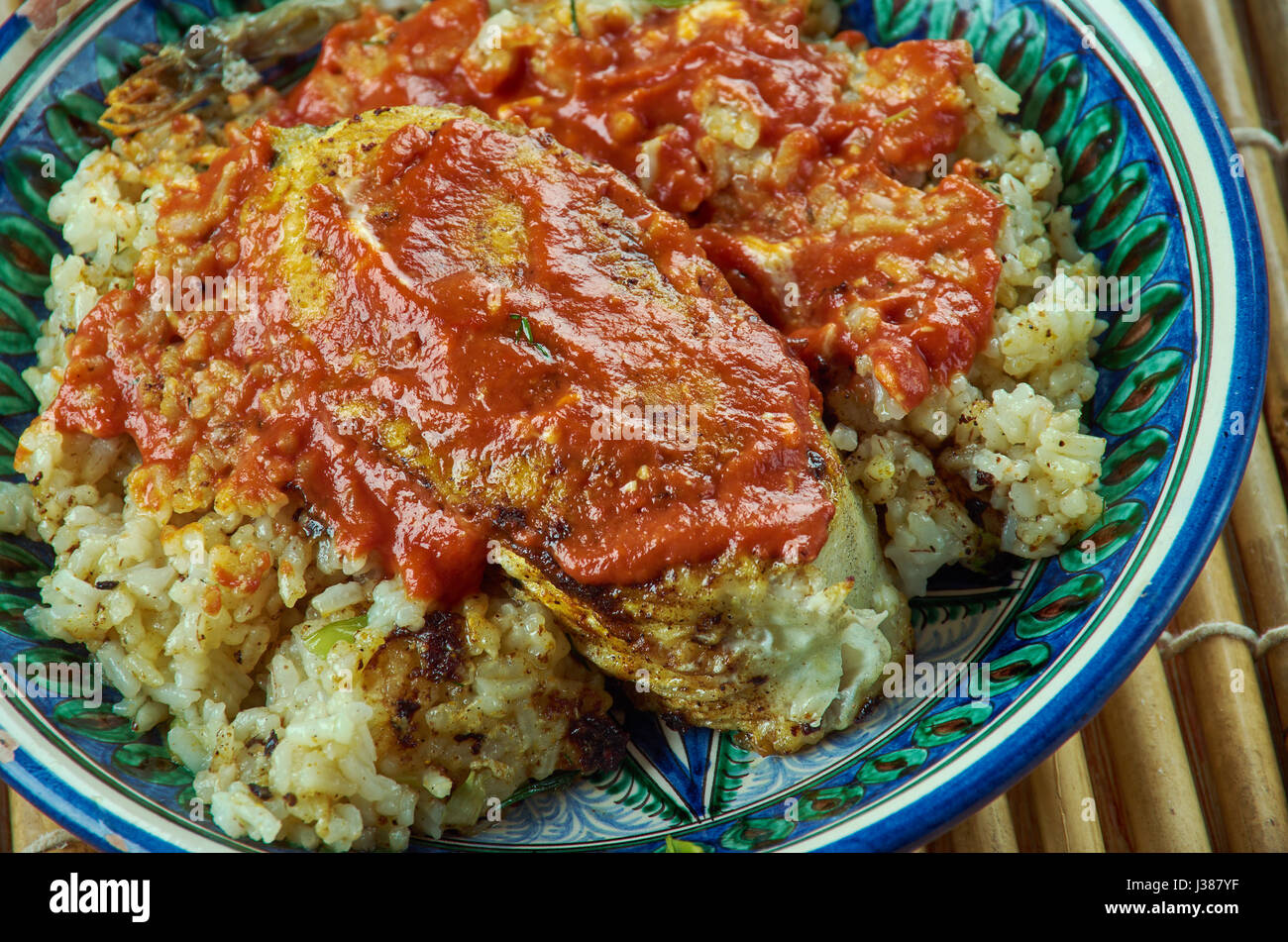 Machhli Ka Pulao - pakistani fish pulao Stock Photo - Alamy