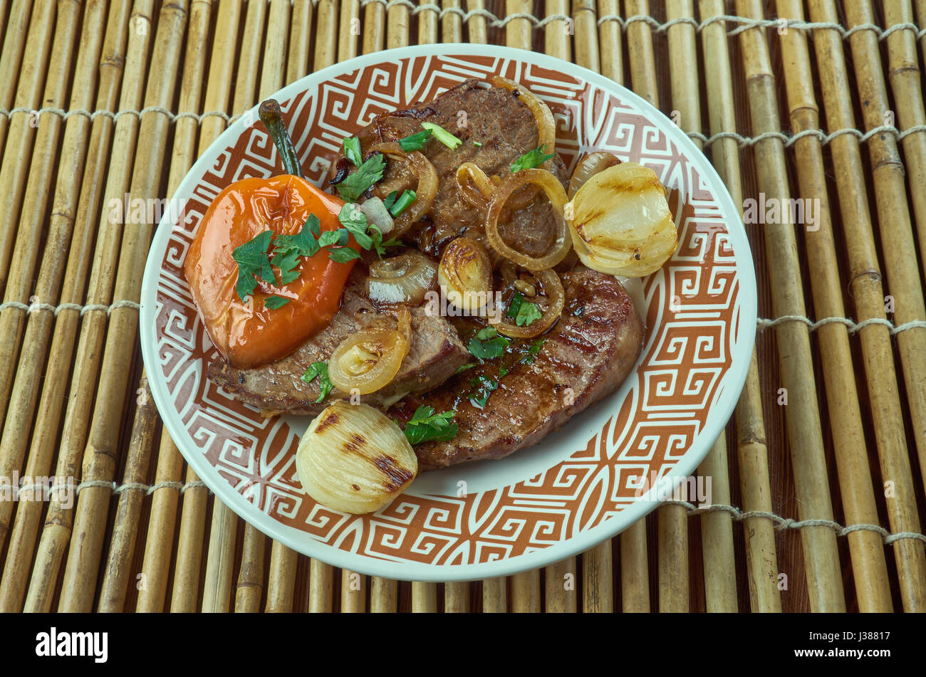 Kulbastı - Variety of Turkish Dishes .Turkish cuisine Stock Photo - Alamy