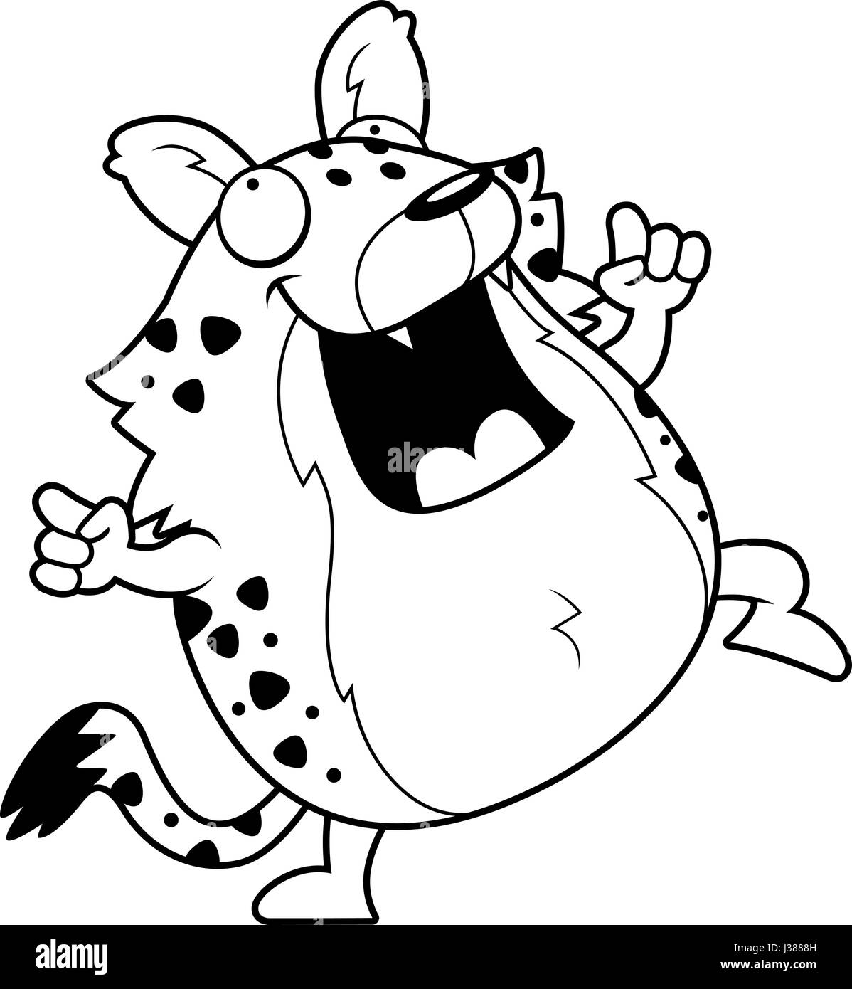 Happy hyena Cut Out Stock Images & Pictures - Alamy