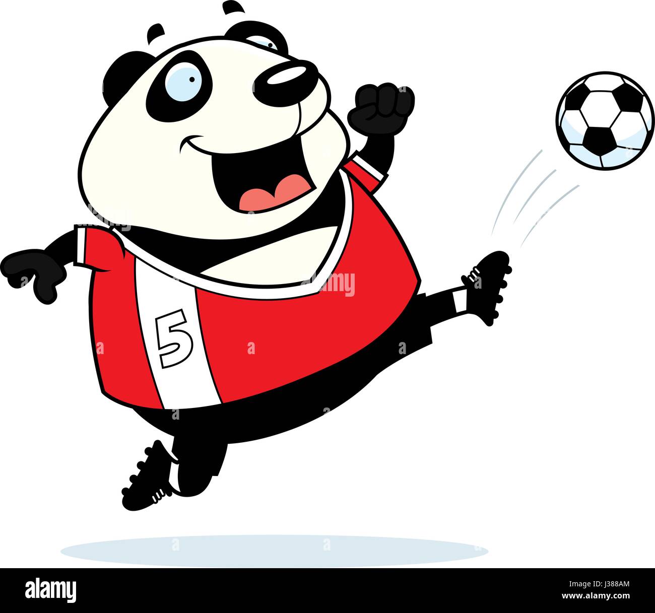 Panda playing football hi-res stock photography and images - Alamy