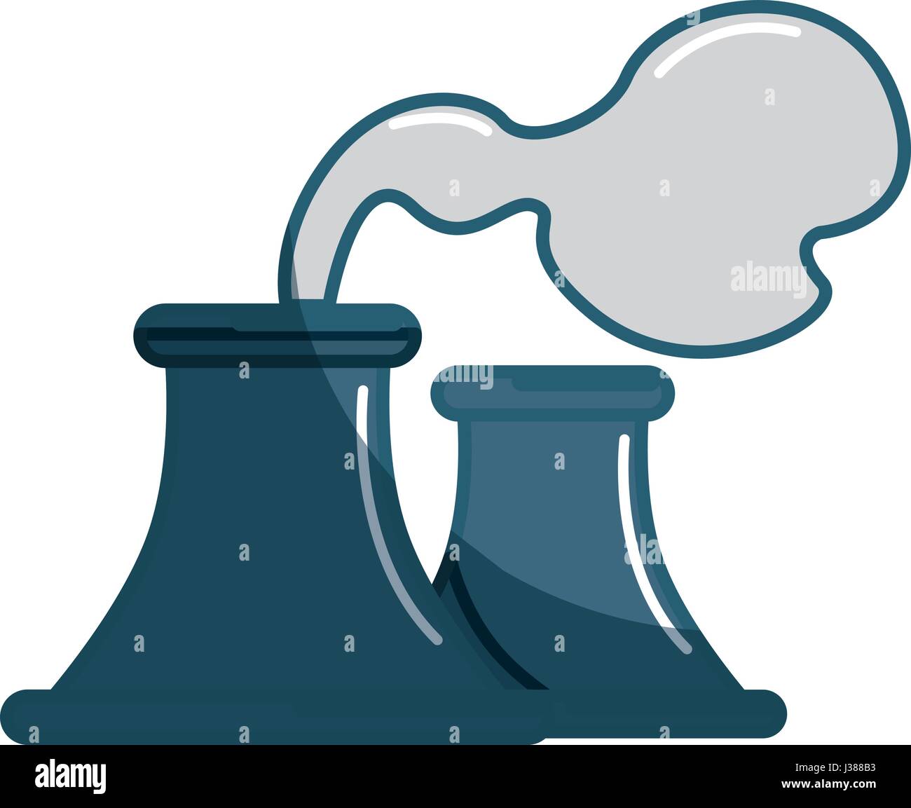 factory-pollution-in-the-earth-planet-contamination-stock-vector-image