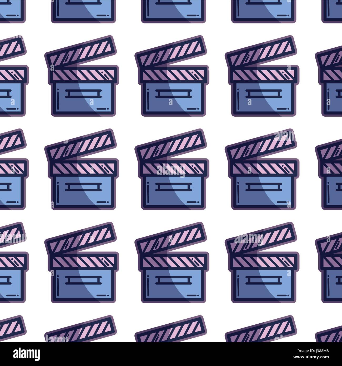 clapper board action video filmstrips background Stock Vector Image ...