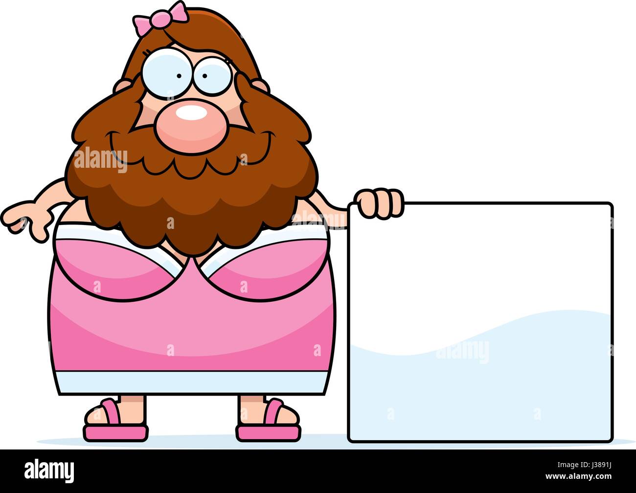Bearded lady sign hi-res stock photography and images - Alamy