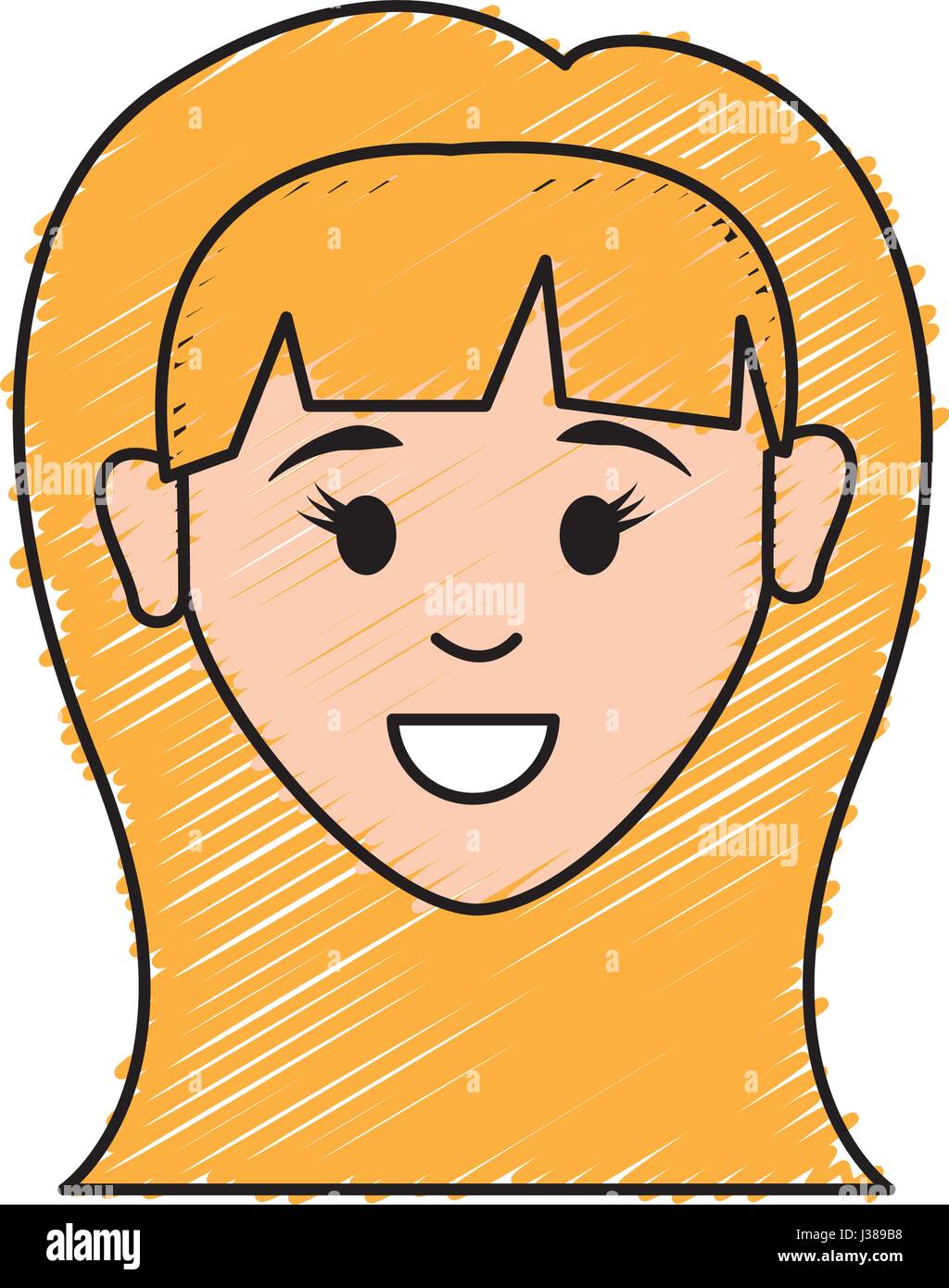 woman head and face with hairstyle Stock Vector Image & Art - Alamy