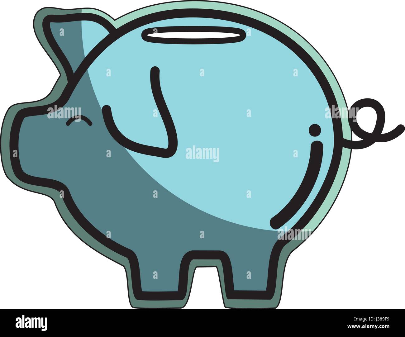 pig icon save money currency Stock Vector Image & Art - Alamy