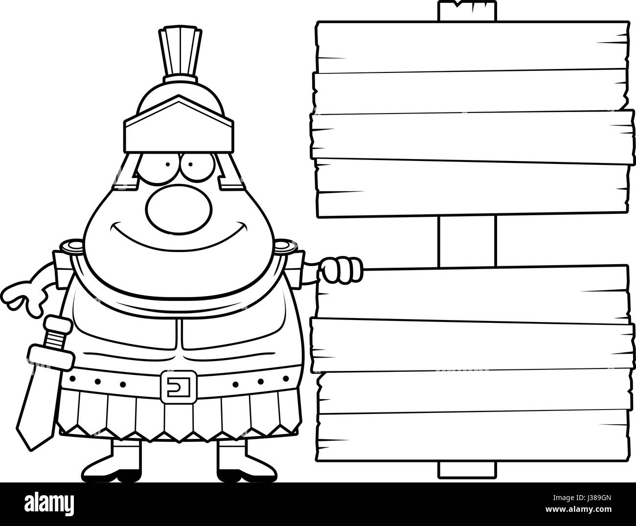 Smiling roman centurion Stock Vector Images - Alamy