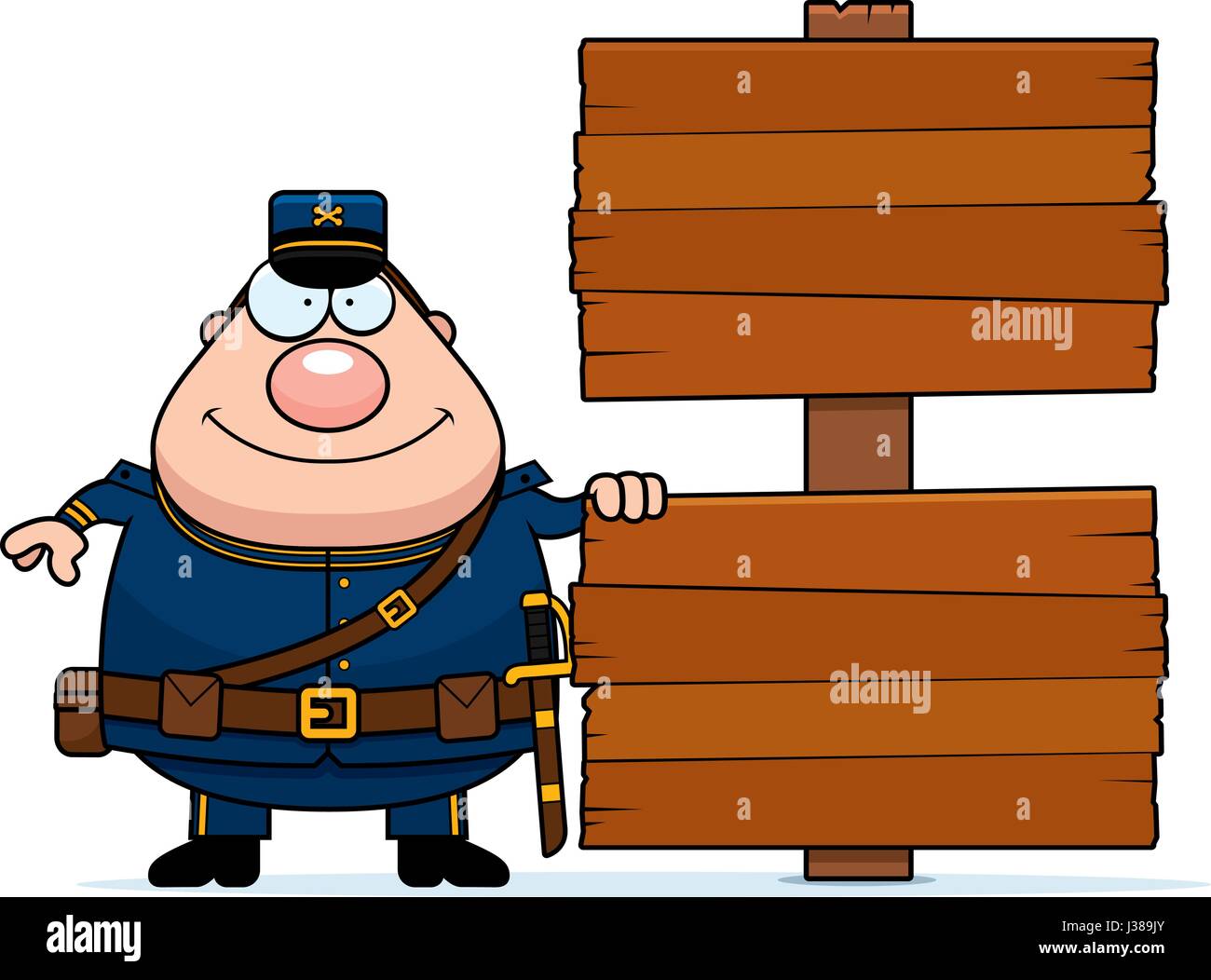 Union Civil War Soldier Cartoon