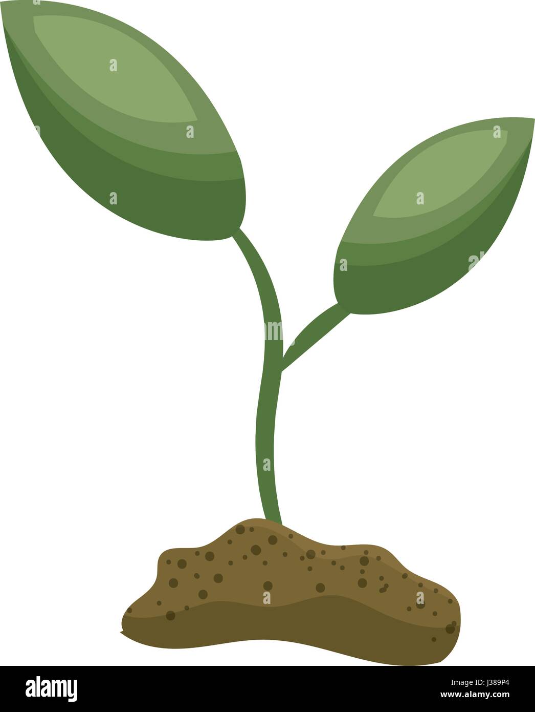 cute ecology plant with earth Stock Vector Image & Art - Alamy
