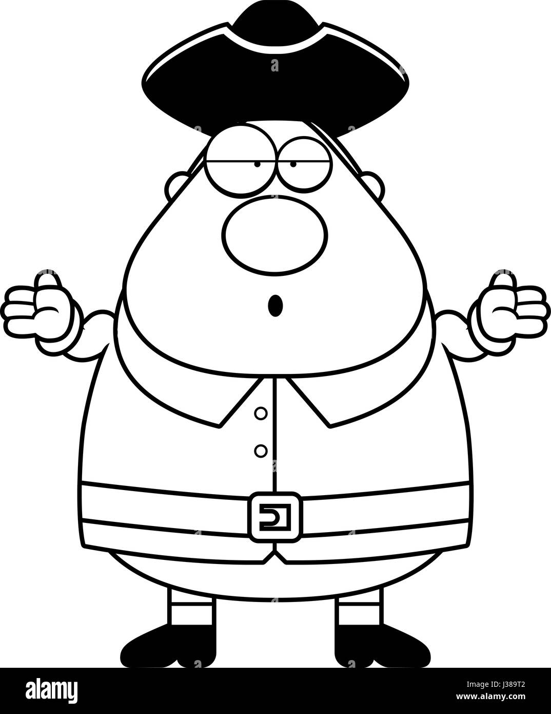 Colonial man cartoon hi-res stock photography and images - Alamy