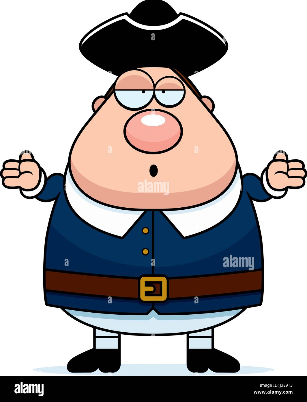 Colonial man cartoon hi-res stock photography and images - Alamy