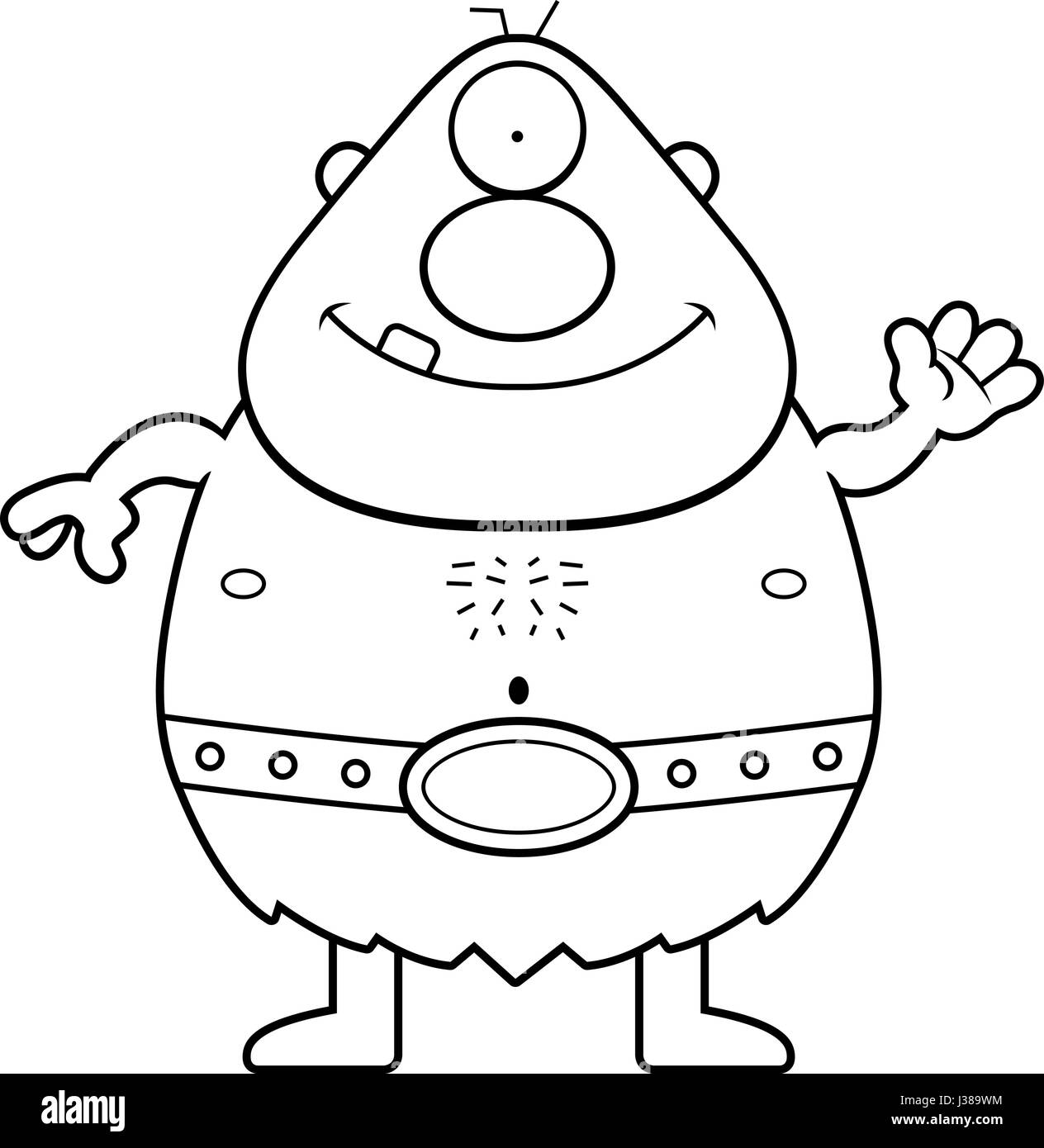 Simple Cyclops Drawing