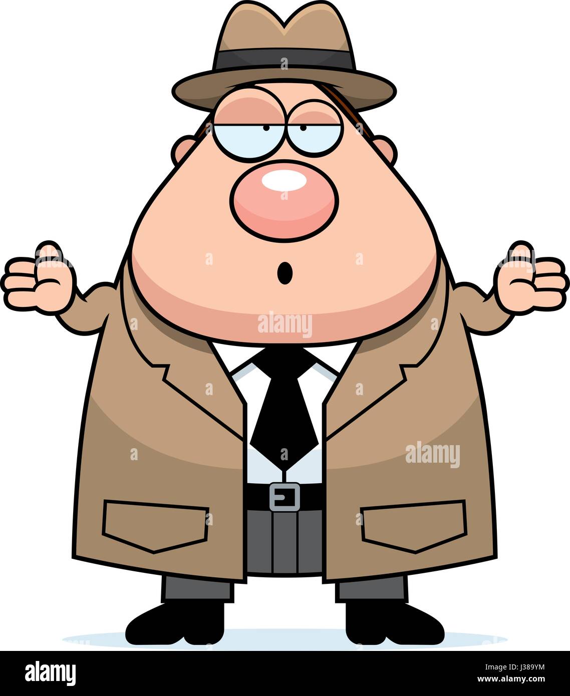 Shrugging cop Stock Vector Images - Alamy