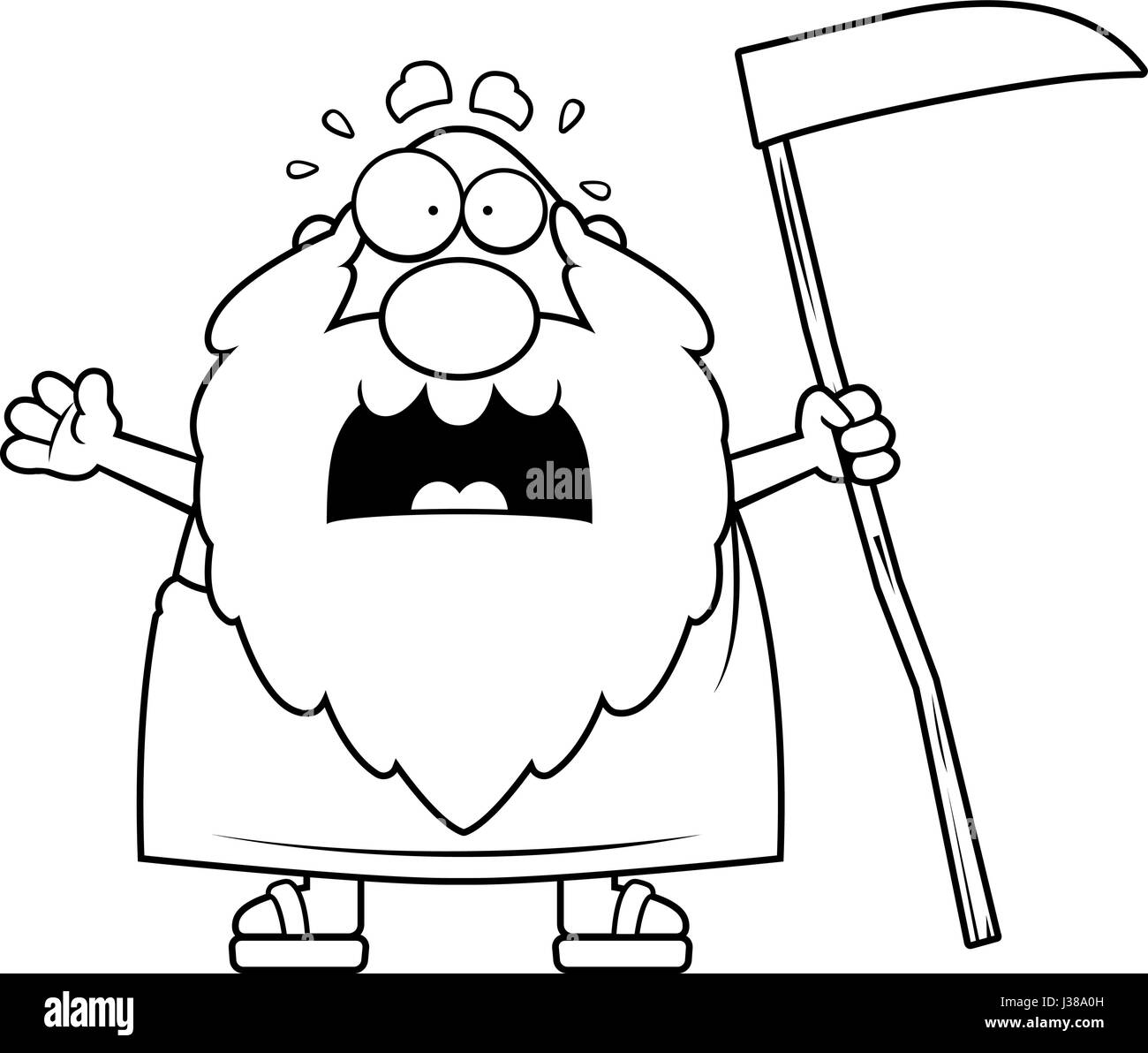 Cronus Greek God Drawing