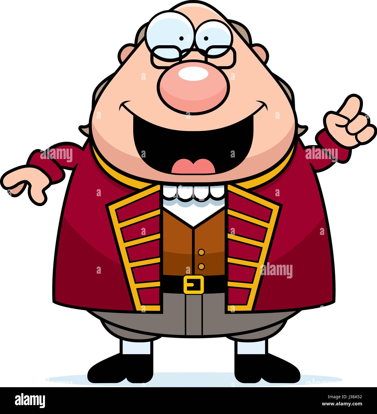 Ben franklin cartoon hi-res stock photography and images - Alamy