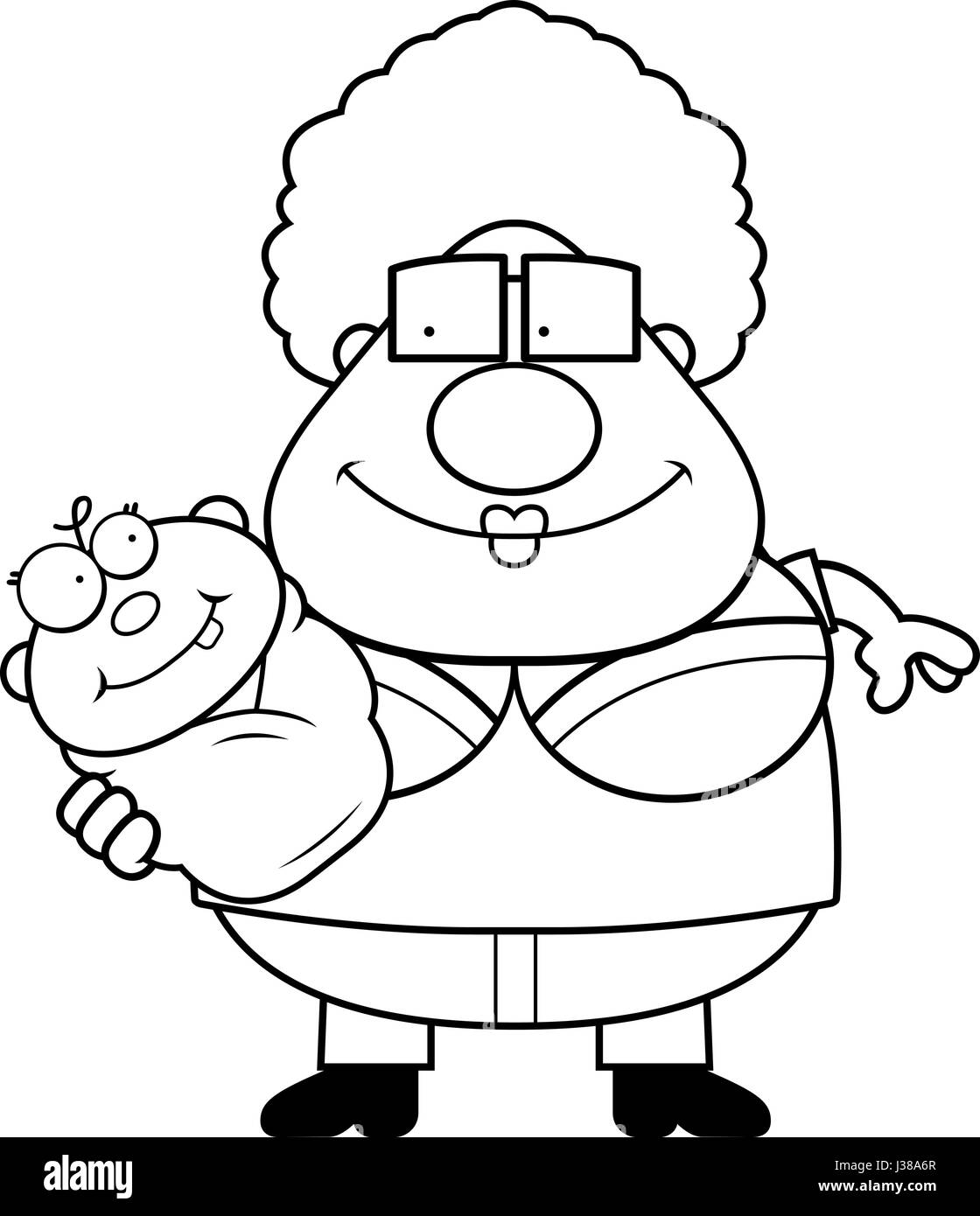 Mother holding a baby Stock Vector Images - Alamy