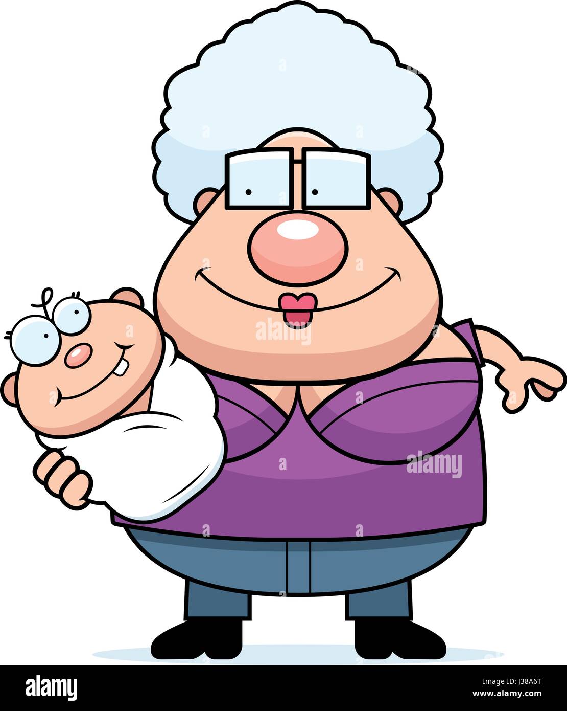 Mother holding a baby Stock Vector Images - Alamy