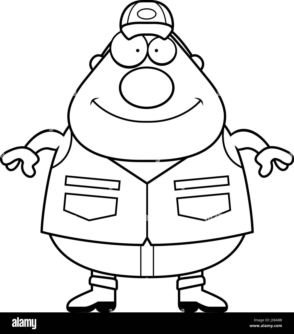 Happy hunter Stock Vector Images - Alamy