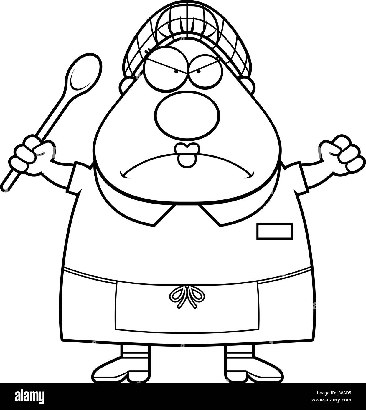 Angry School Lunch Lady