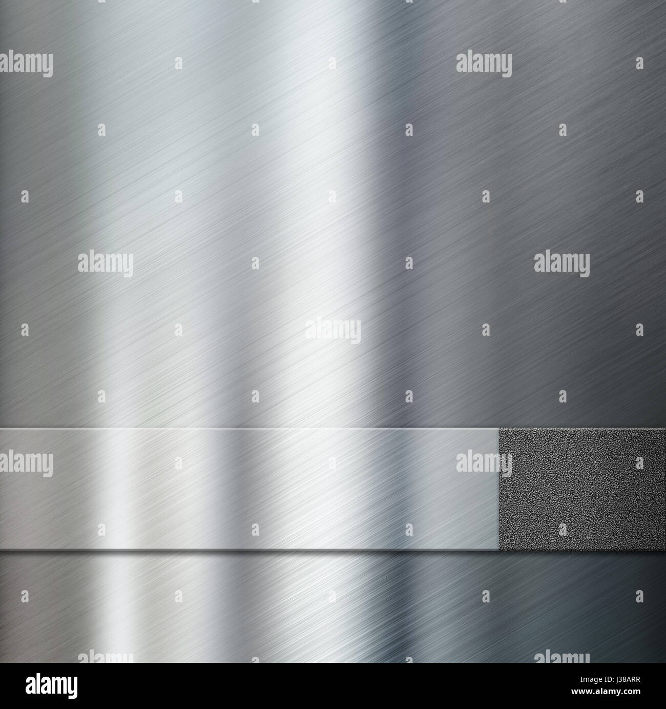 metal stripe plate over metallic background 3d illustration Stock Photo ...