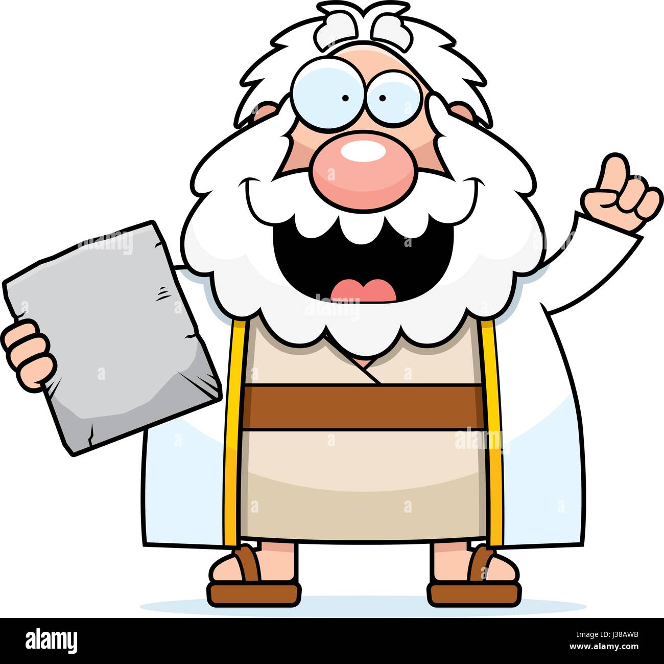 Moses cartoon hi-res stock photography and images - Alamy