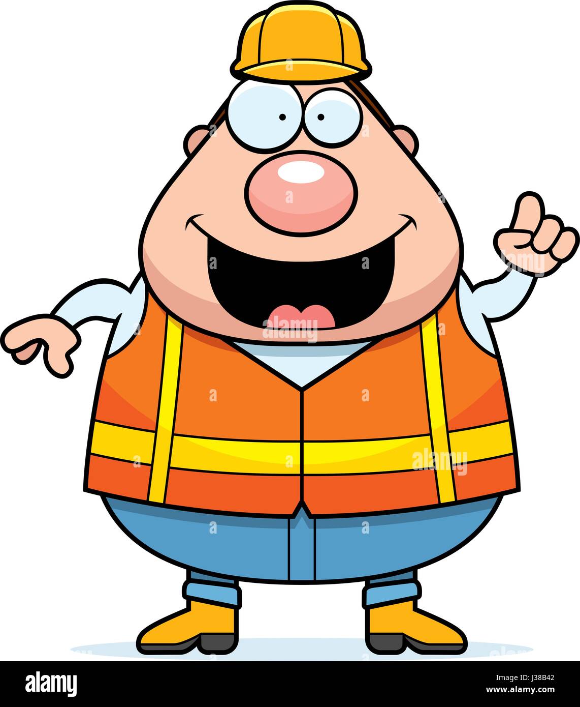 Road worker Stock Vector Images - Alamy