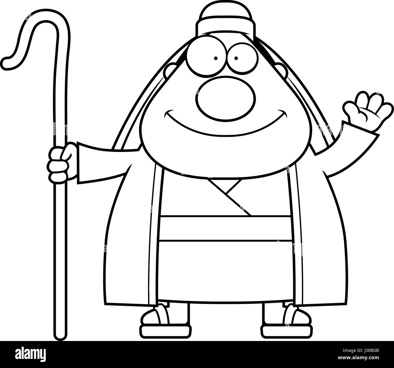 Shepherd Staff Clipart
