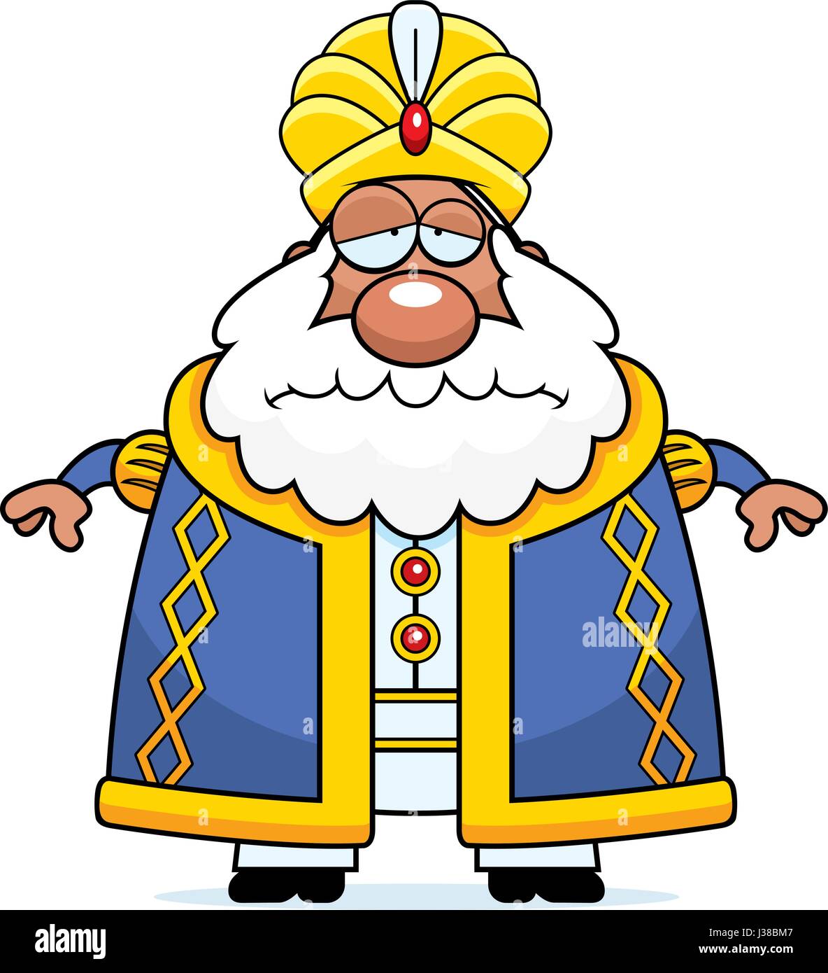 King unhappy Stock Vector Images - Alamy