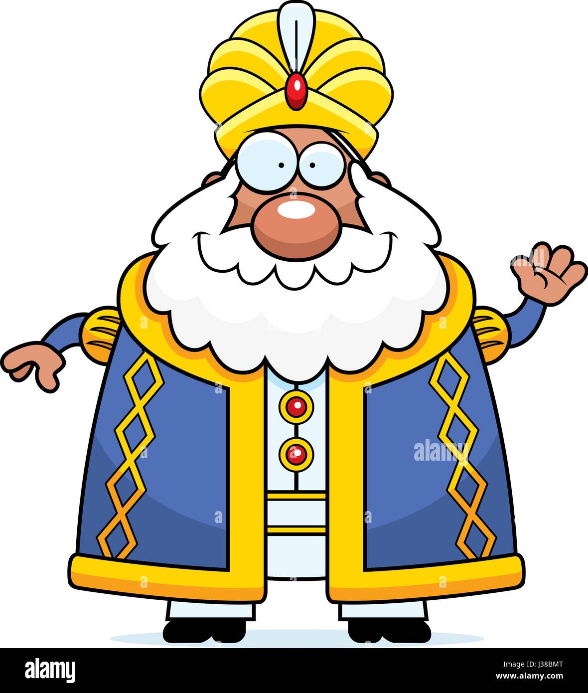 A cartoon illustration of a sultan waving Stock Vector Image & Art - Alamy