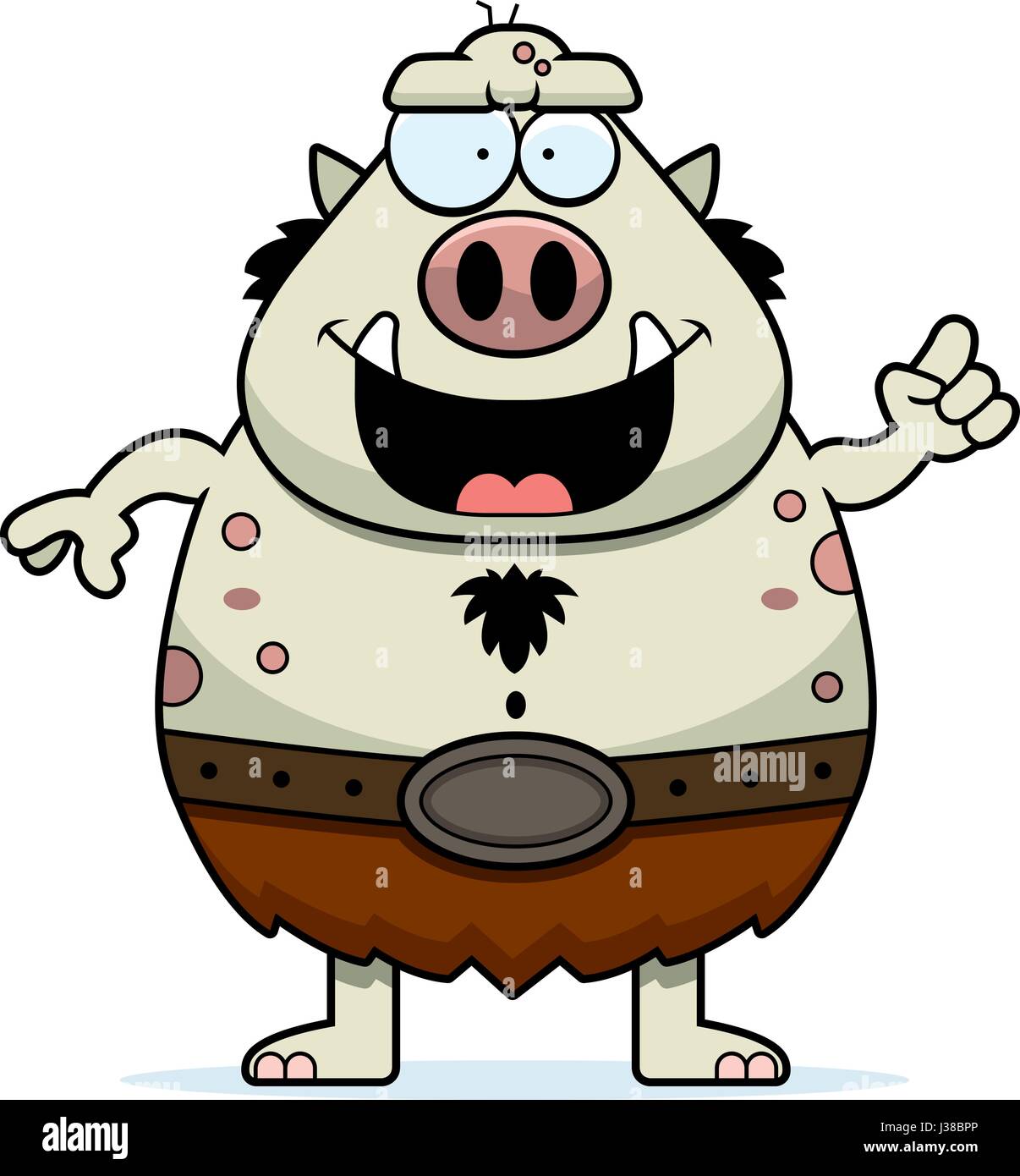 A cartoon illustration of a troll with an idea Stock Vector Image & Art ...