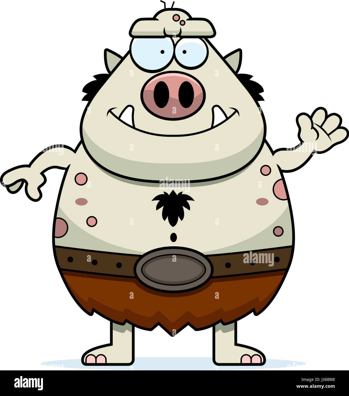 A cartoon illustration of a troll waving Stock Vector Image & Art - Alamy