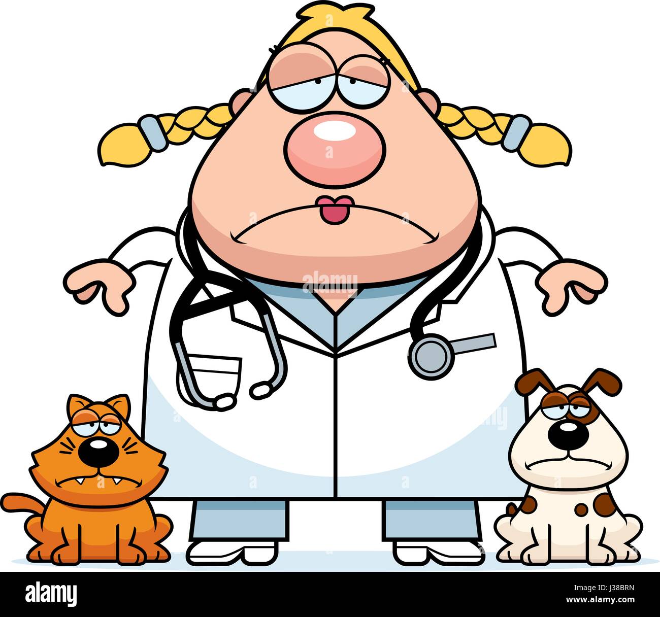 Dog unhappy veterinarian hi-res stock photography and images - Alamy