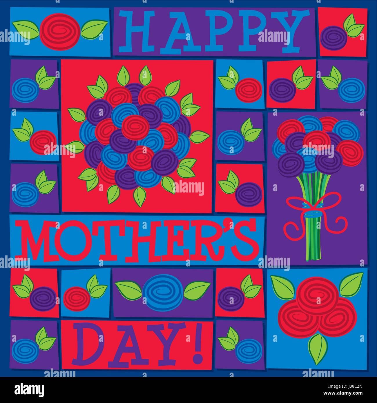 Woman blue roses on Stock Vector Images - Alamy