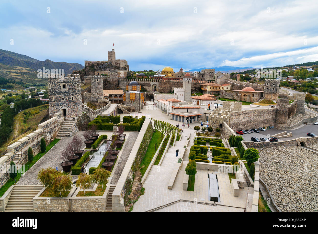 View of Rabati Castle complex in Akhaltsikhe, Georgia Stock Photo - Alamy