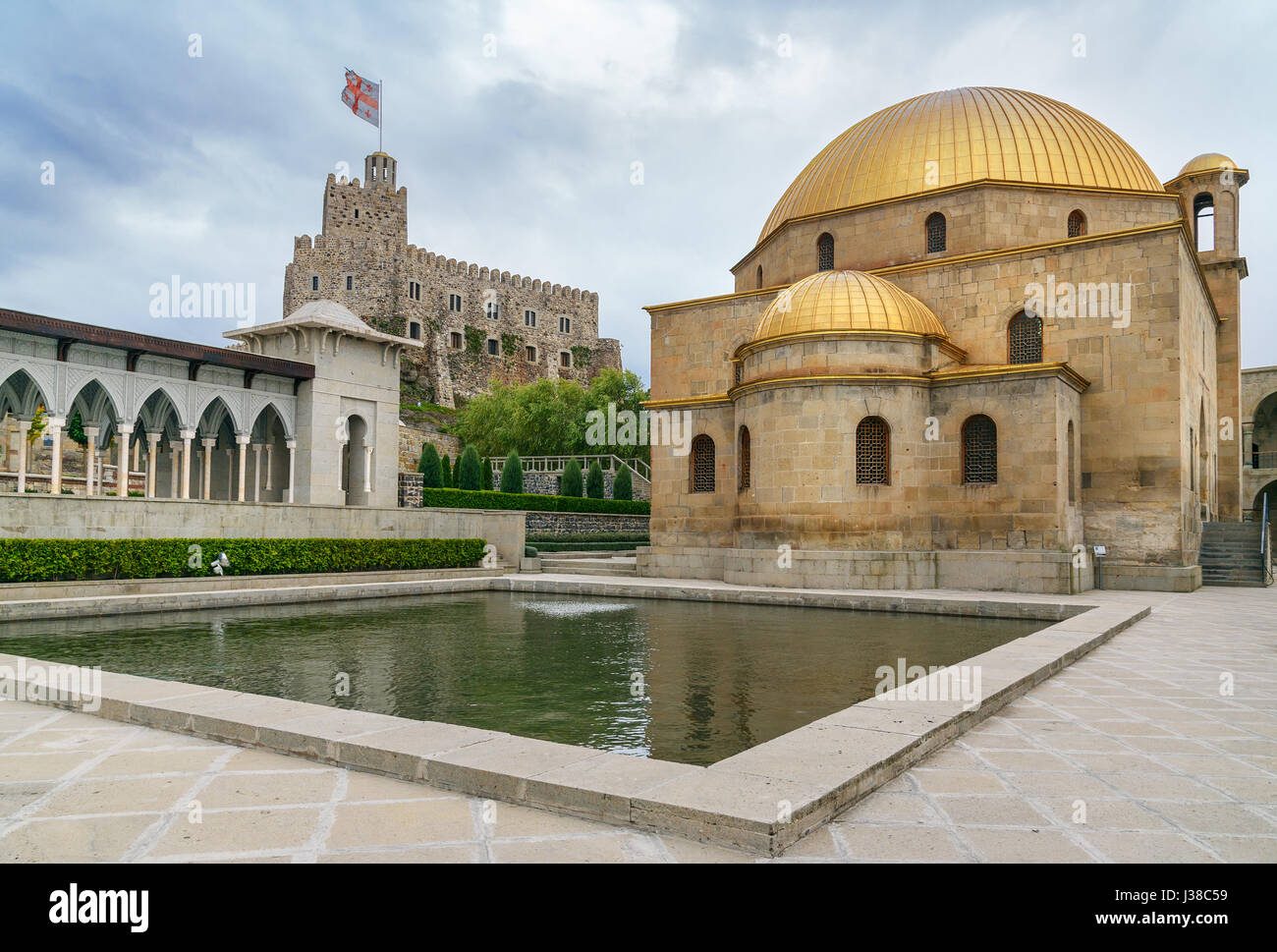 Mosque in the castle garden hi-res stock photography and images - Alamy
