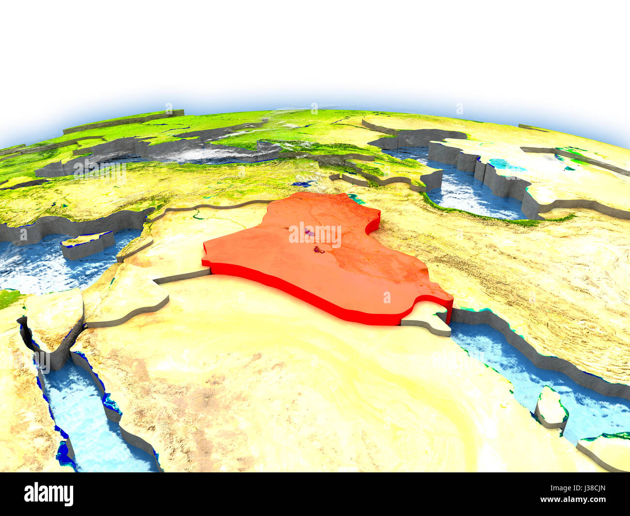 Map focus iraq hi-res stock photography and images - Alamy
