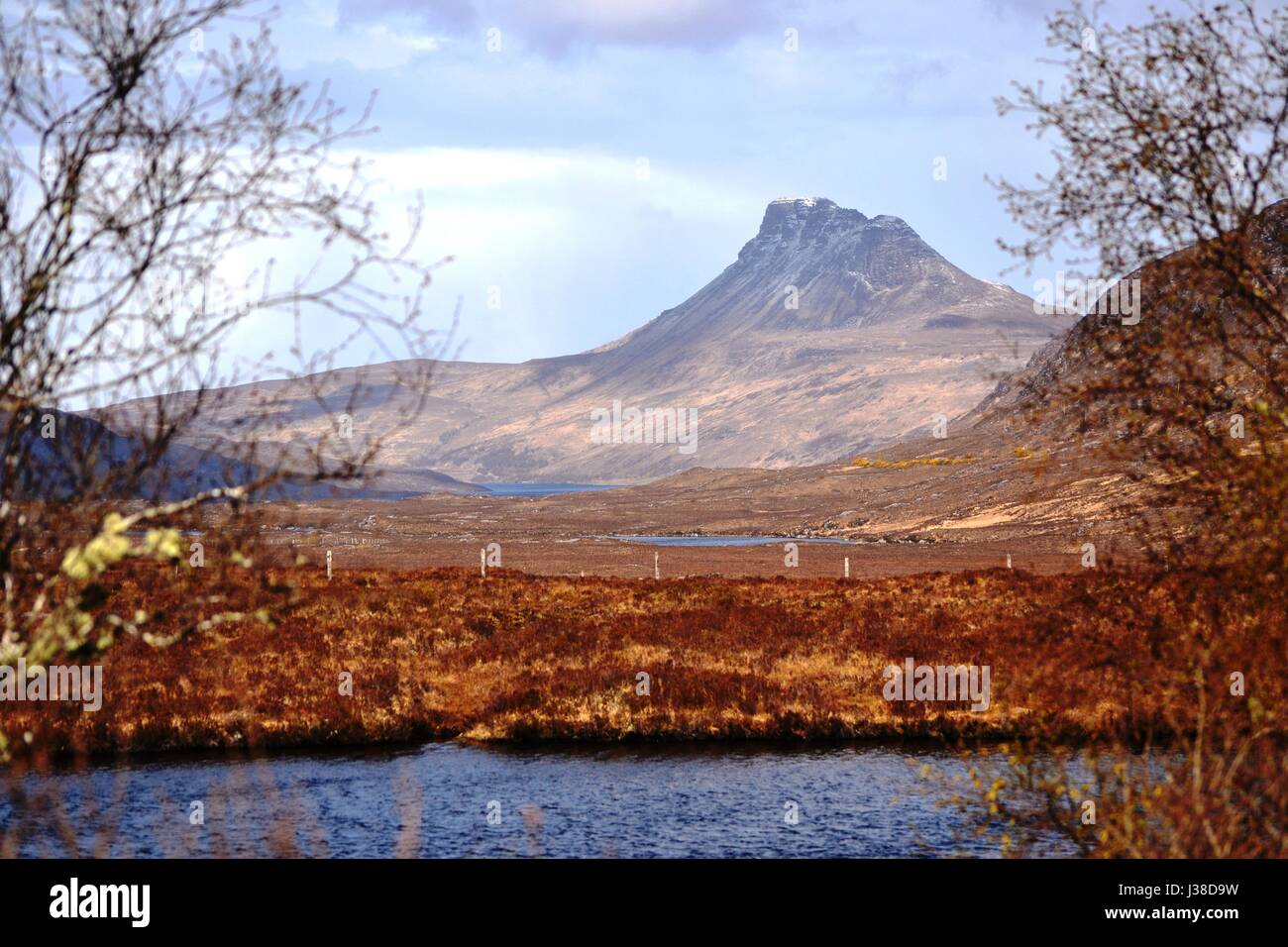 View to Stac Pollaidh in the West Highlands of Scotland Stock Photo - Alamy