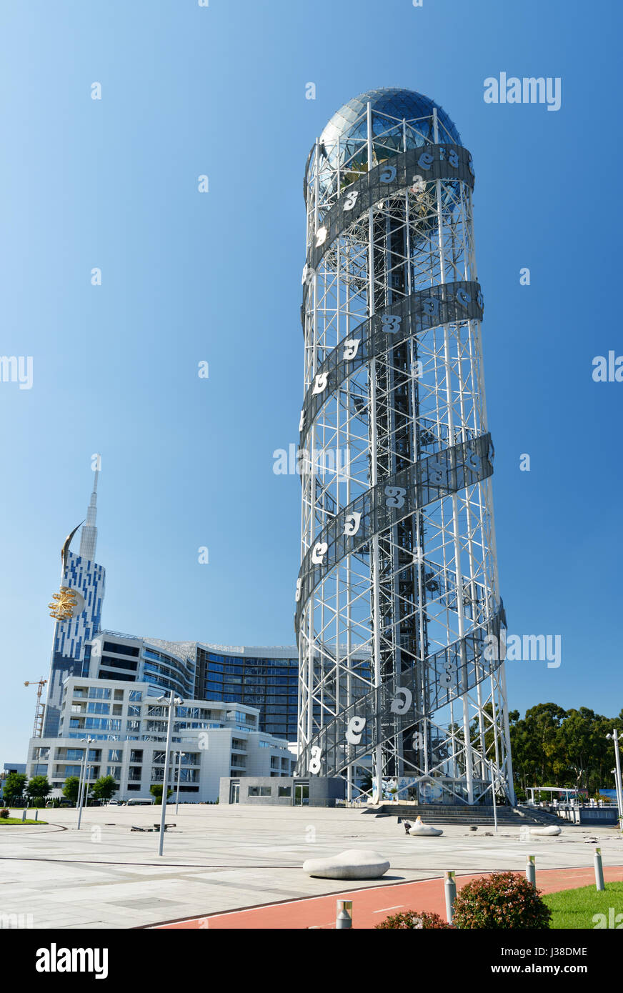 Batumi, Georgia - October 03, 2016: Alphabetic Tower on Batumi ...