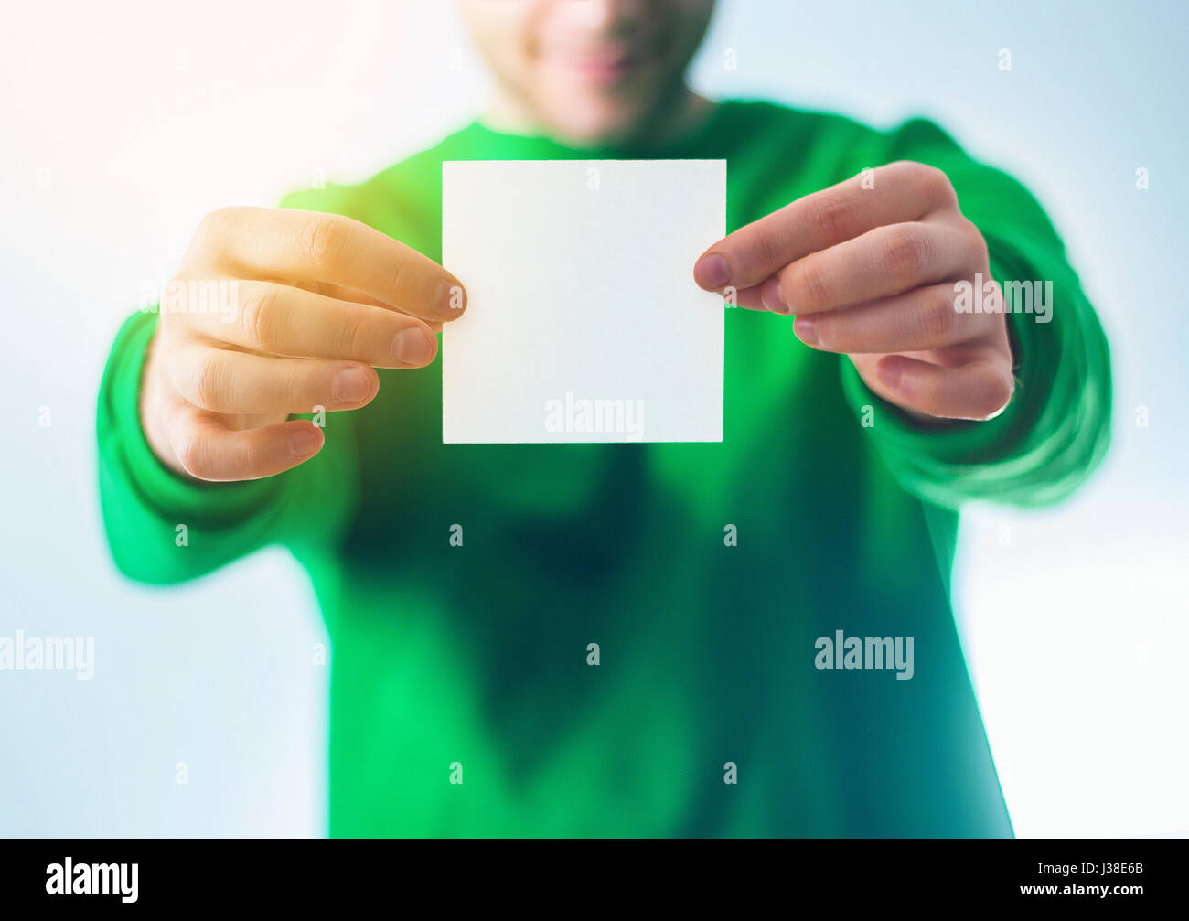 Holding flyer hi-res stock photography and images - Alamy