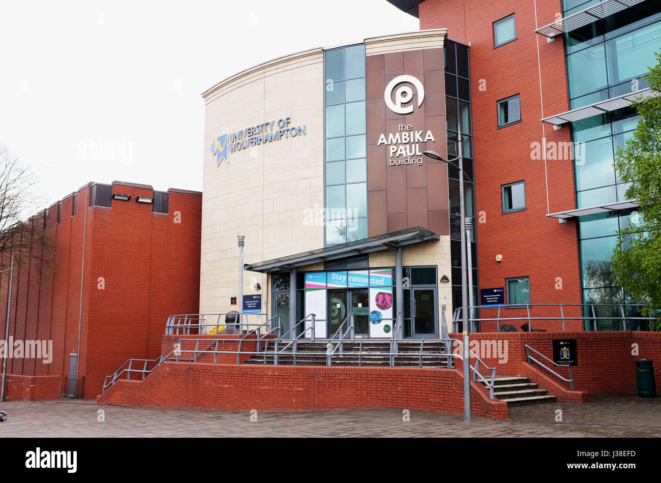 The Ambika Paul building at Wolverhampton University in the West ...